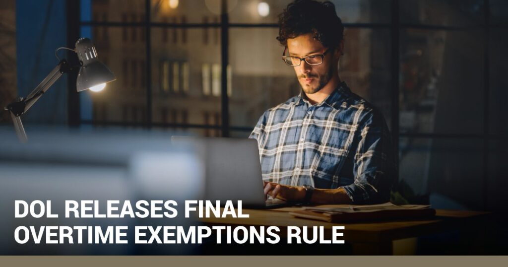 DOL Releases Final Overtime Exemptions Rule | Pescatore Cooper CPA ...