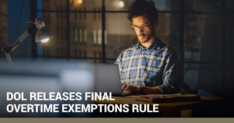 DOL Releases Final Overtime Exemptions Rule | Pescatore Cooper CPA ...